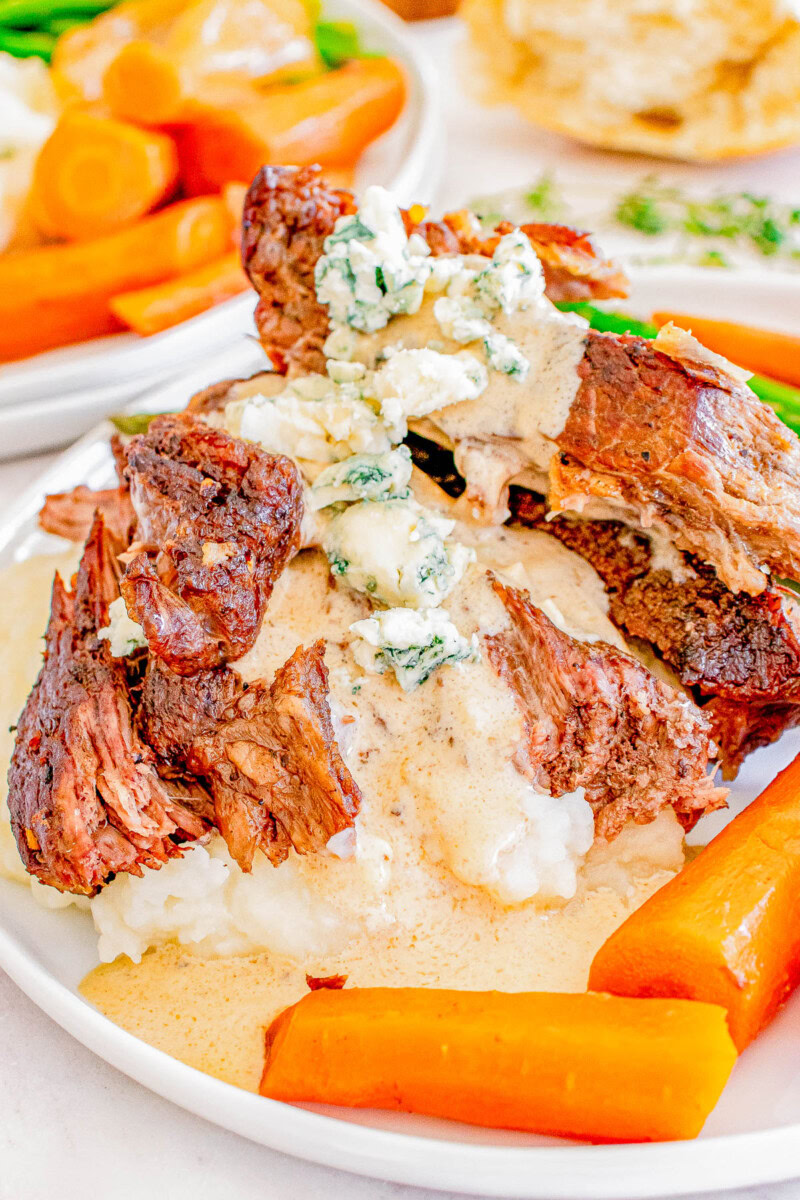 Steakhouse-Style Baked Pot Roast - Averie Cooks