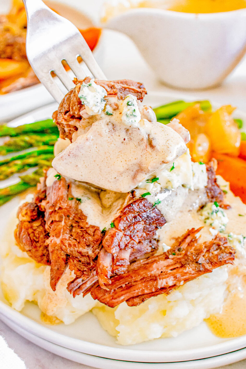 Steakhouse-Style Baked Pot Roast - Averie Cooks