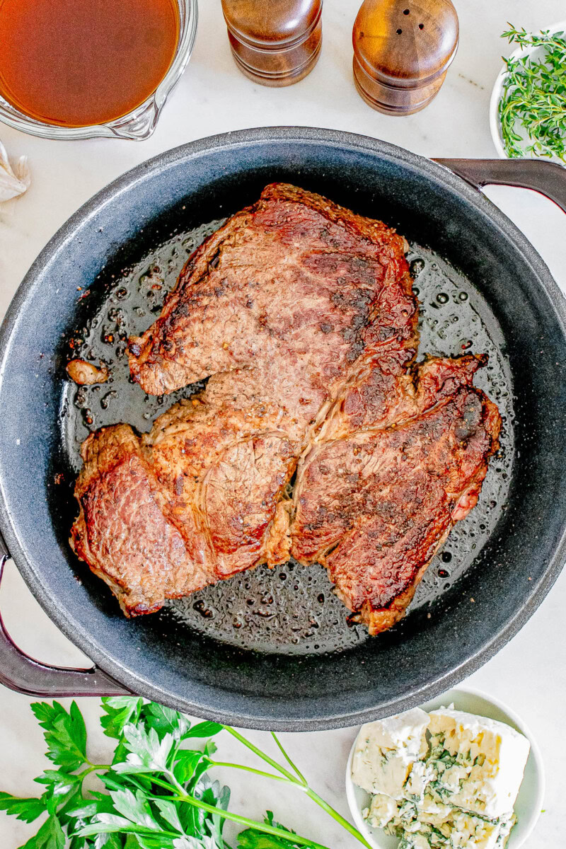 Steakhouse-Style Baked Pot Roast - Averie Cooks