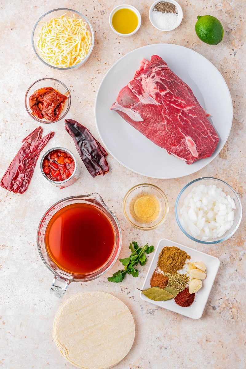 Slow Cooker Beef Birria (for Birria Tacos and Quesabirria Tacos ...