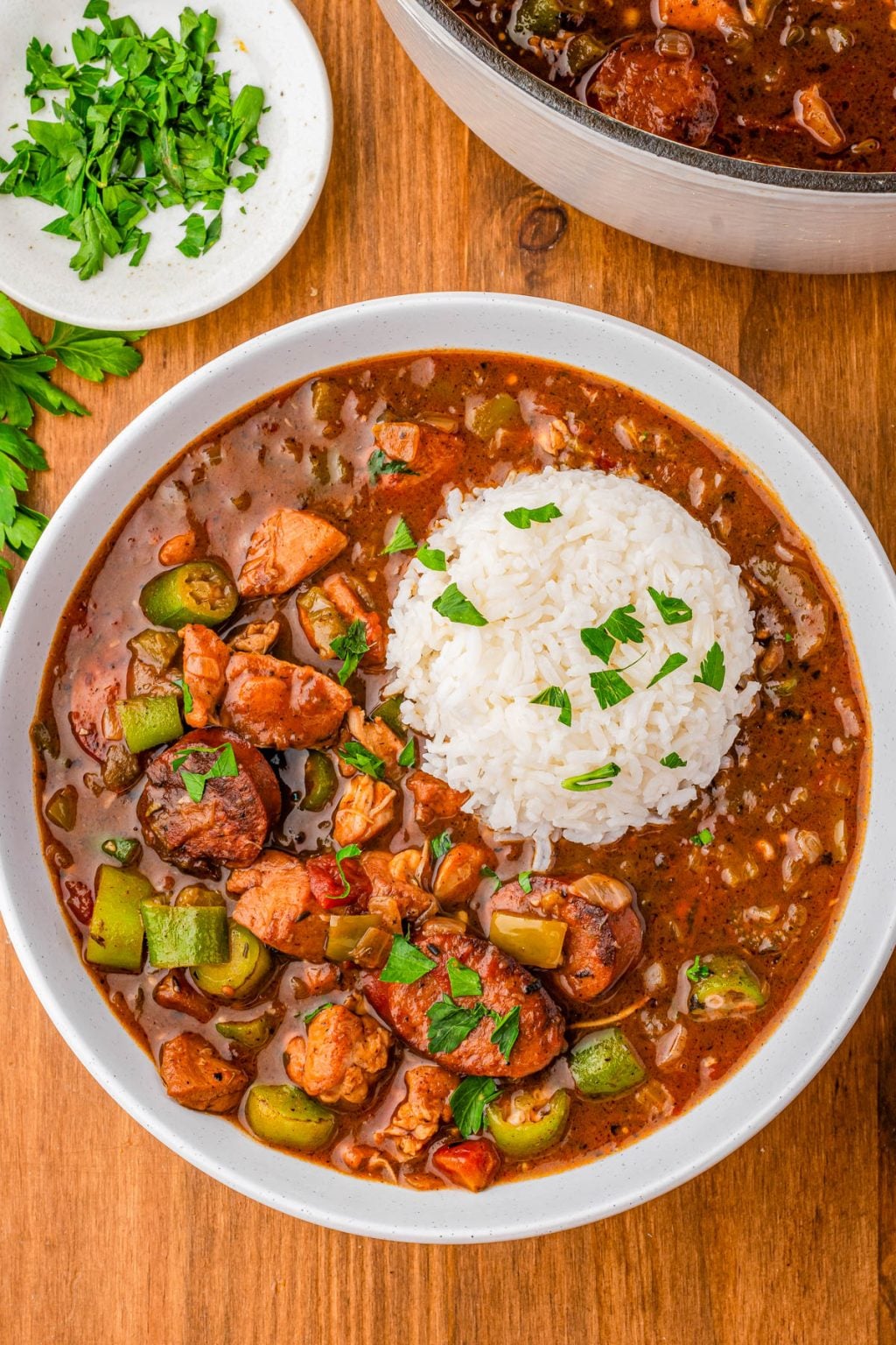 Chicken and Sausage Gumbo (a Tasty Cajun & Creole Mashup!) - Averie Cooks