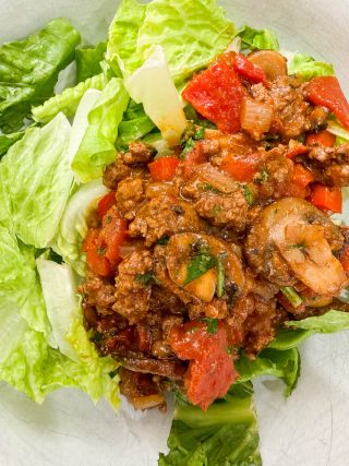 Beefed Up Taco Meat (Stretch a Pound of Beef Further!) - Averie Cooks