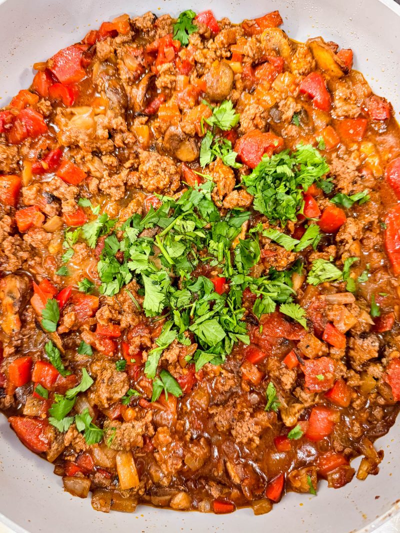 Beefed Up Taco Meat (Stretch a Pound of Beef Further!) - Averie Cooks